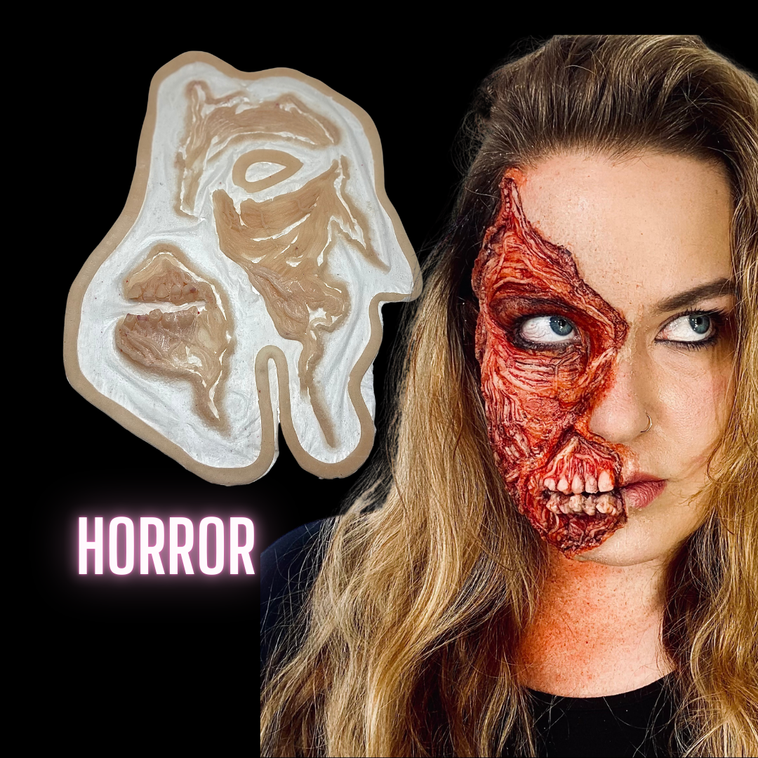 The Ripped Face | Silicone Prosthetic | SFX Make Up | Horror | Halloween – The Prosthetics House