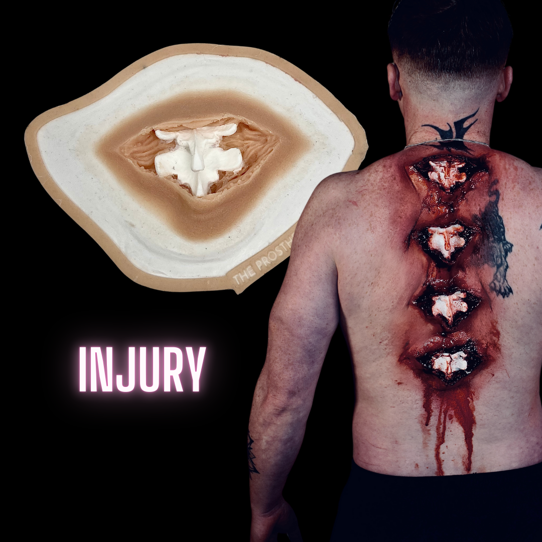 The Exposed Spine | Silicone Prosthetics | Moulage | SFX Make Up ...
