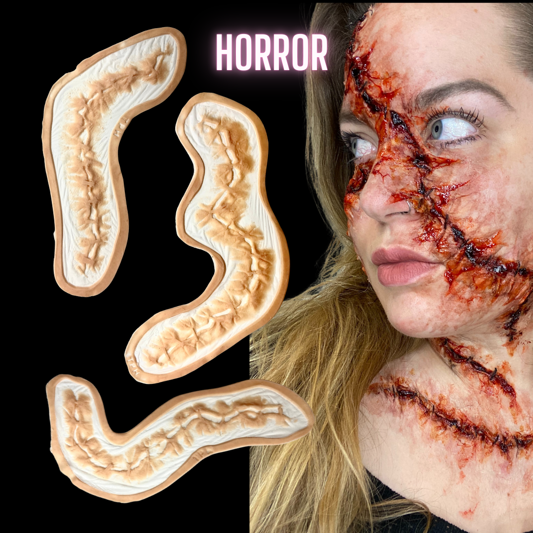 The Stitched Wound Set | Silicone Prosthetics | SFX Make Up ...