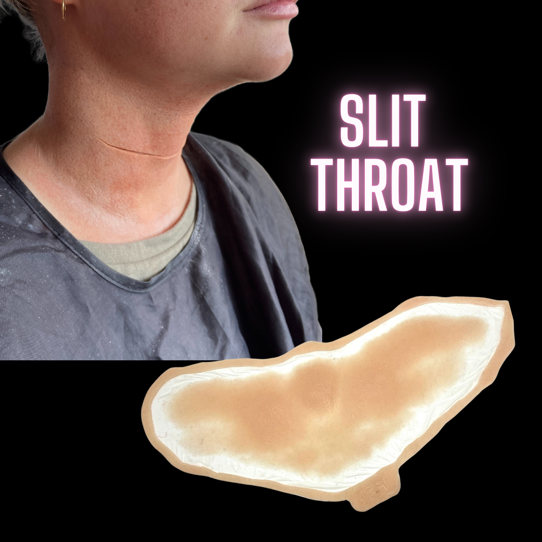 Slit Throat Prosthetic for Blood Rig Application | Fake Neck | Moulage ...